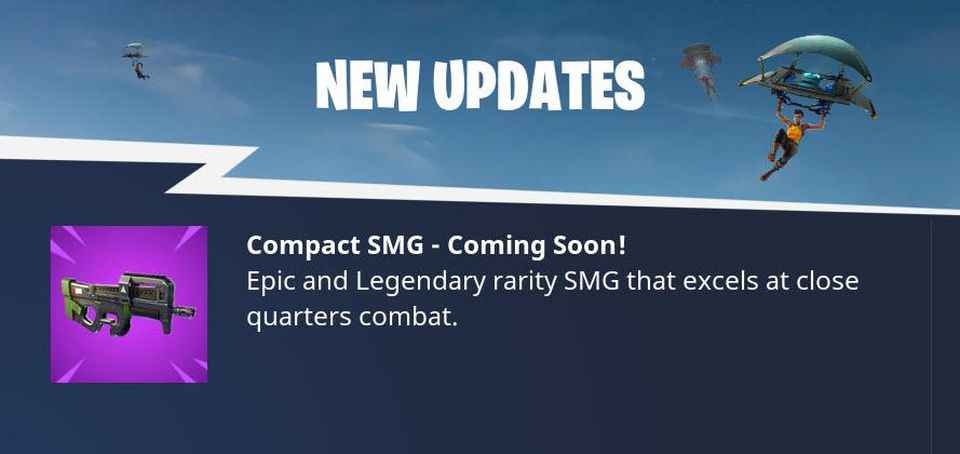 Fortnite Getting New Compact Submachine Gun Based on P90
