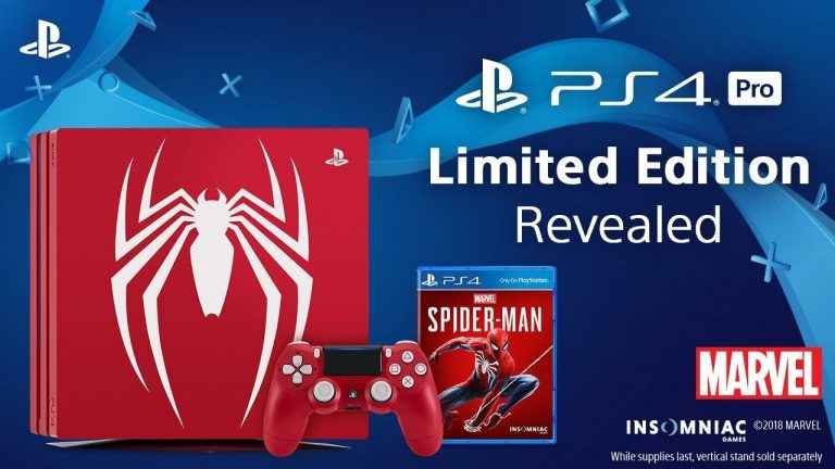 Spider-Man PS4 Pro Bundle - Amazing-Red Console Released