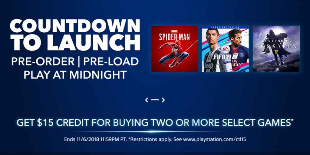 PS4 Games Pre-Order Deal Begins on PlayStation Store – Get Credit Back