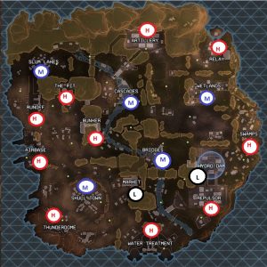 Apex Legends Map With High Tier Locations Marked