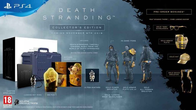 Death Stranding Collector's Edition and Three Other Editions Announced ...