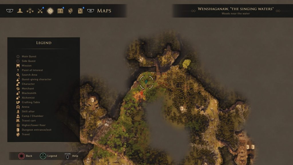 GreedFall Wenshaganaw Campsite & Skill Altar Locations Guide ...