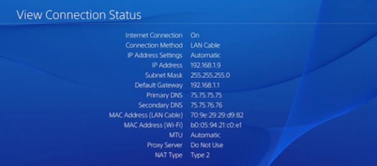 PS4 Mac Address - How to Find It - PlayStation Universe