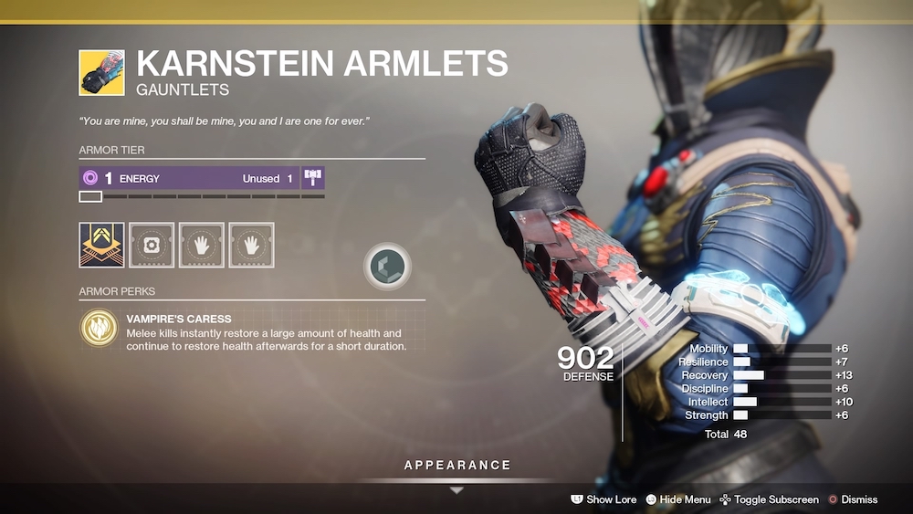 Karnstein armlets