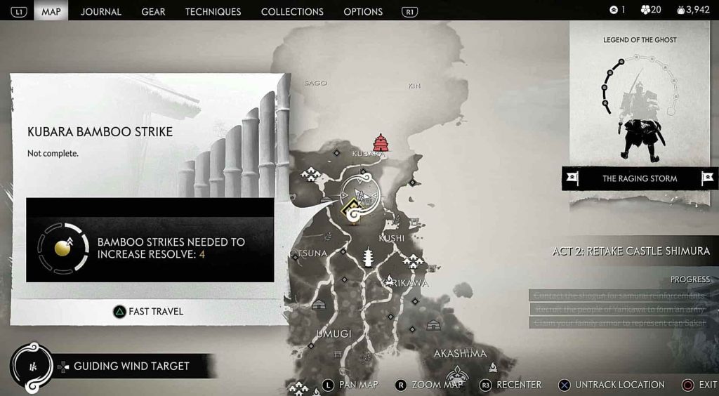 Ghost Of Tsushima - Bamboo Strike Locations - PlayStation Universe