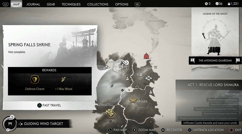 Ghost Of Tsushima - Shinto Shrines Locations - PlayStation Universe