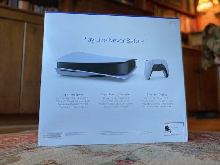 PS5 Box Images Reveal The Side And Back Of Sony's Next-Gen Console ...