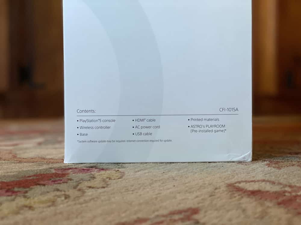 PS5 Box Images Reveal The Side And Back Of Sony's Next-Gen Console ...