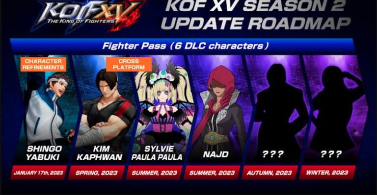 The King Of Fighters XV Season 2 DLC Shingo Yabuki Is Launching January 17, Sylvie Paula Paula ...