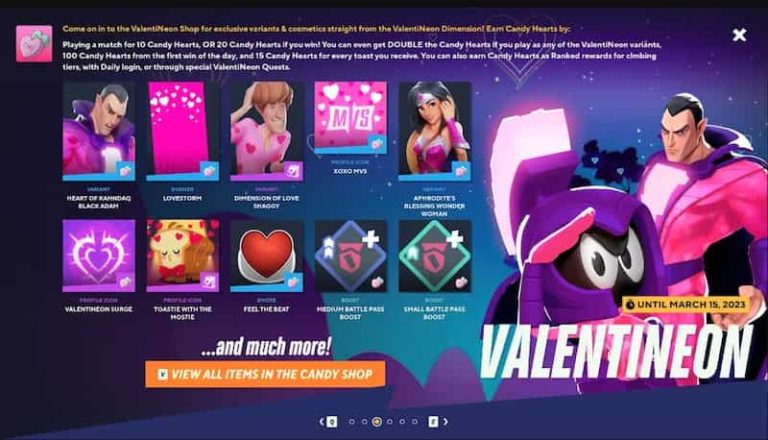MultiVersus Update 1.20 Patch Notes Revealed For ValentiNeon Event ...
