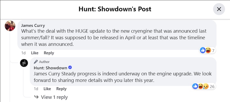 Hunt Showdown PS5 Version & Engine Upgrade Will Be Detailed Later In ...