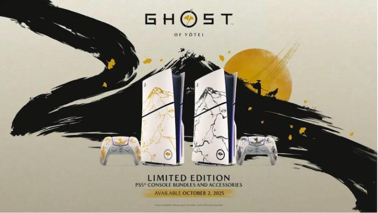 Sony Reveals Ghost Of Yotei-Themed PS5 Covers & DualSense, Set To ...