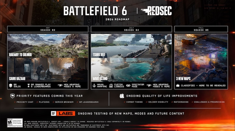 Battlefield 6 2026 Roadmap Confirms Season 3 To Launch In May With ...